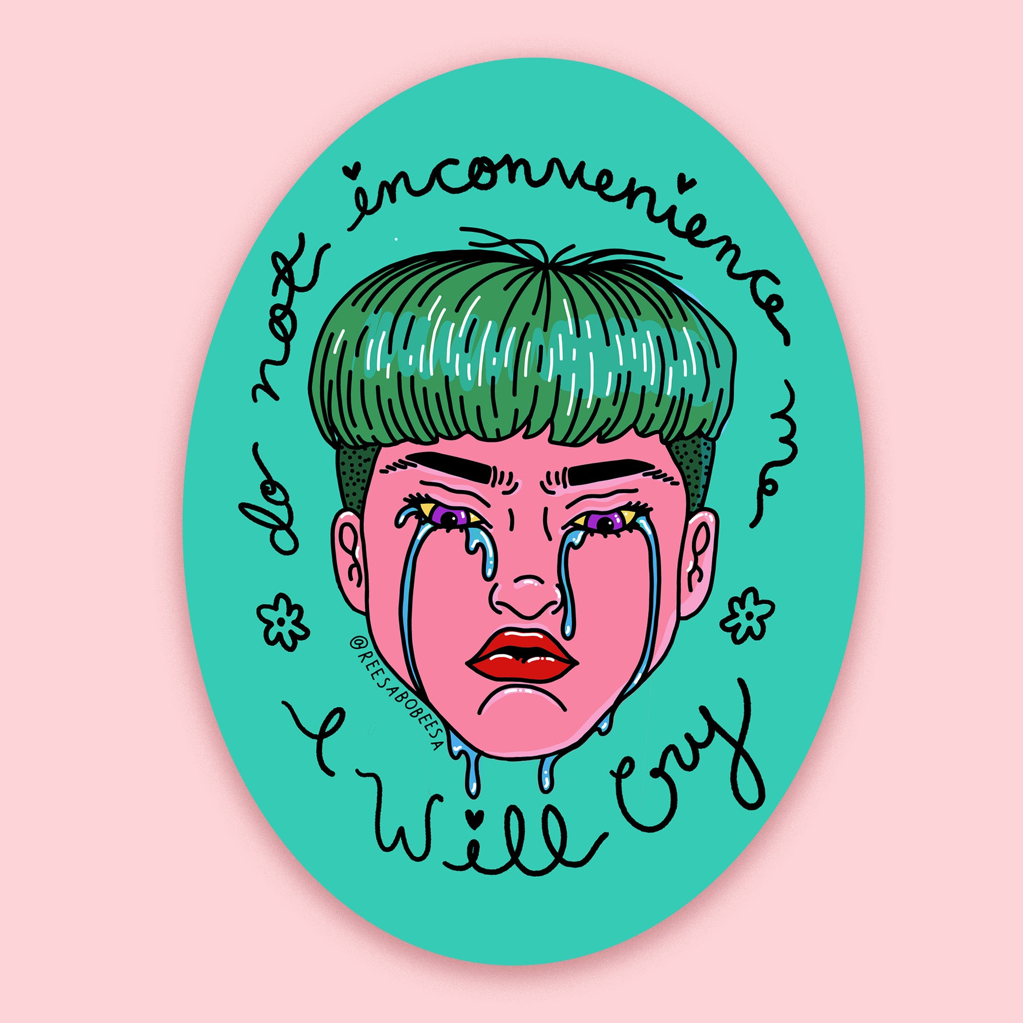 Do Not Inconvenience Me Sticker – Reesabobeesa